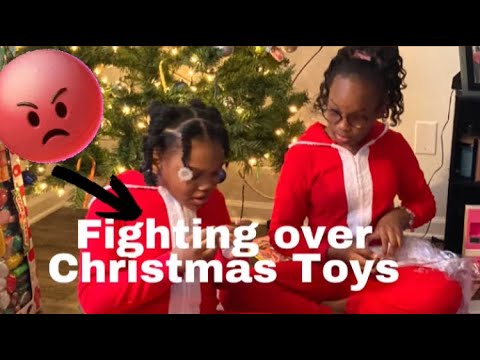 Kids Fight Over Christmas Toys - YouTube
