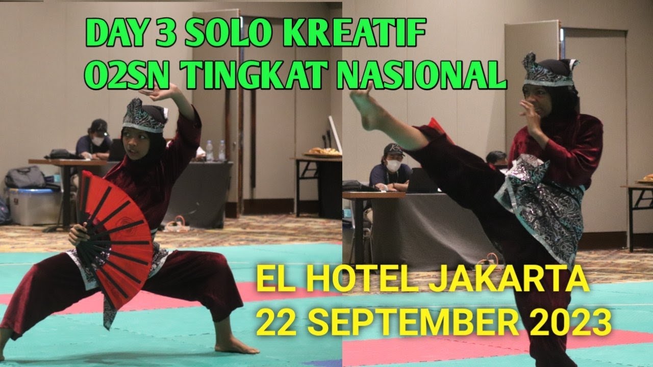 DAY 3 SOLO KREATIF O2SN TINGKAT SD NASIONAL, JAKARTA 2023 - YouTube