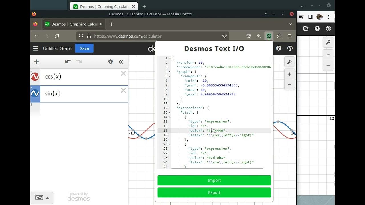 Desmos Text I/O v1.2.0 - YouTube