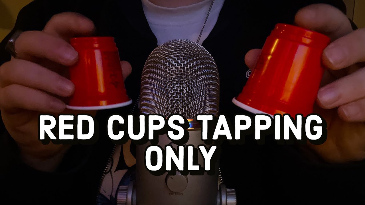 [ASMR] TAPPING ON THESE RED CUPS GIVE YOU HUGE TINGLES 🤯 | NO Talking | #asmr - YouTube
