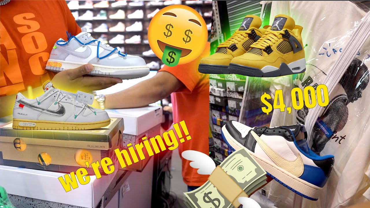 COME WORK WITH US!!! WE ARE HIRING!! * A day in the life of a sneaker ...