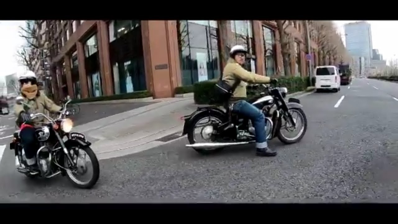 Japanese vintage motorcycle Meguro S3 & Kawasaki 250 Meguro SG - YouTube