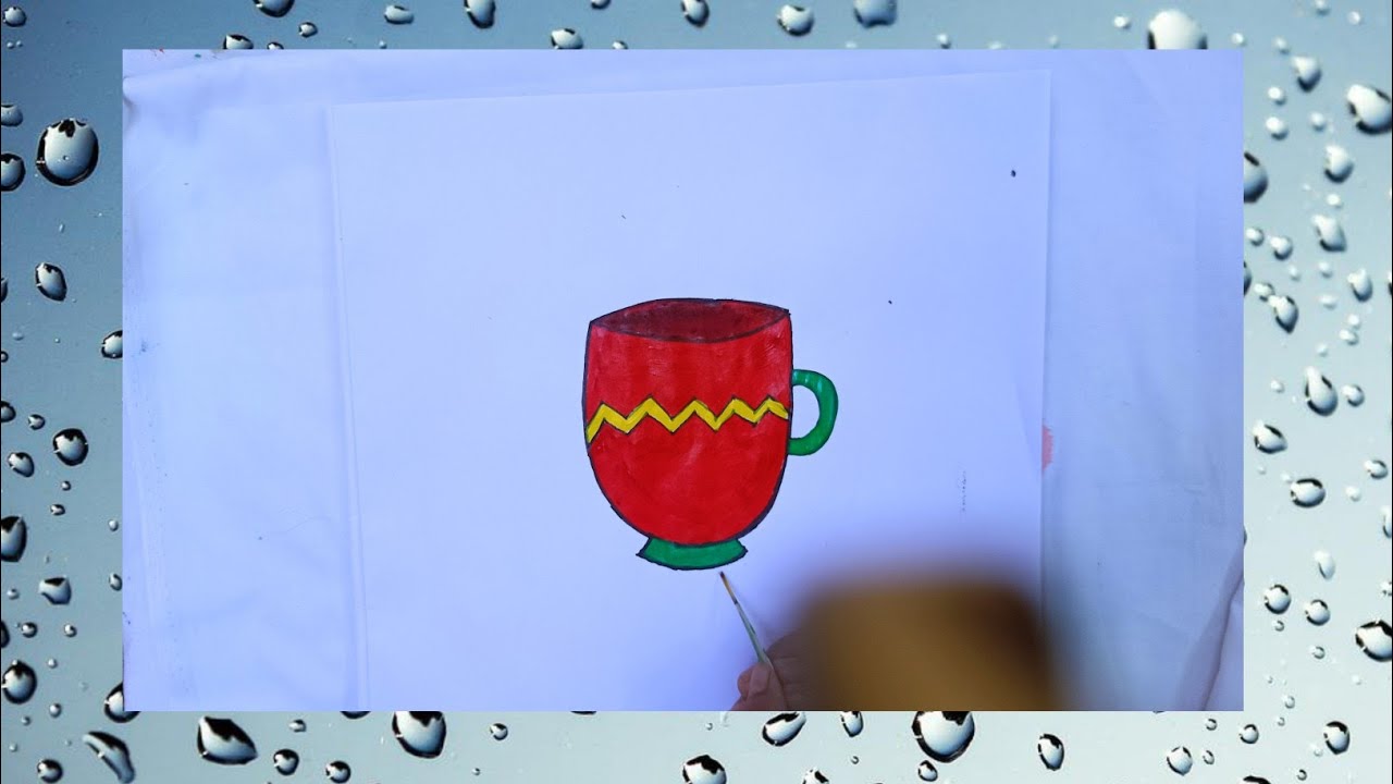 cup drawing how to draw Cup drawing colouring cup drawing for beginners ...