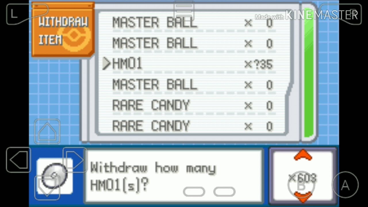 UNLIMITED HM01 CUT | Pokemon Fire Red!!!! - YouTube