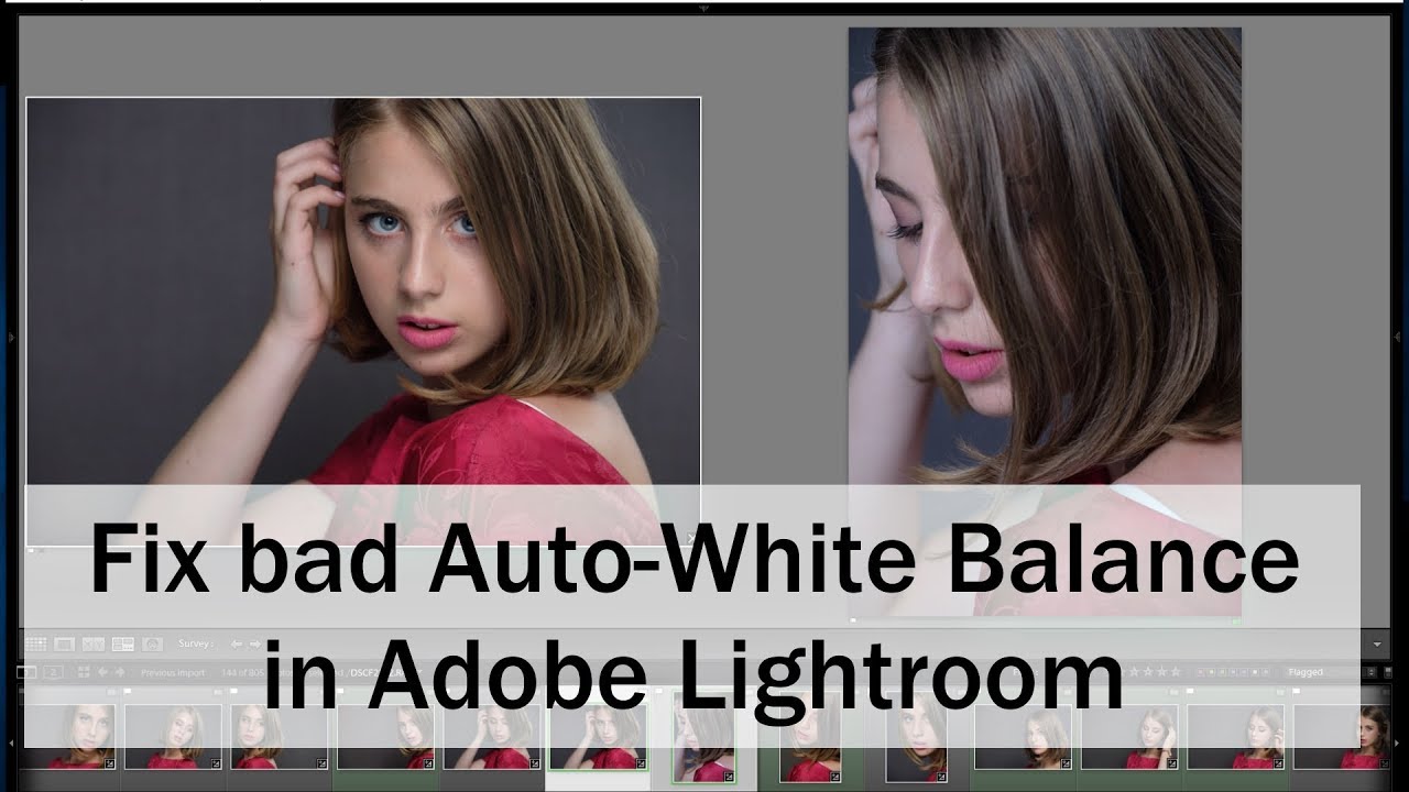 Fix bad auto white balance in Adobe Lightroom - YouTube