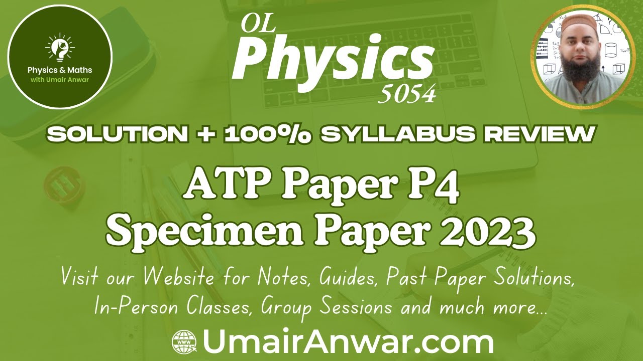 Complete Specimen ATP Paper (P4) 2023 Explained by Sir Umair Anwar ...
