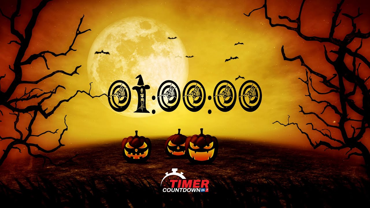 1 Hour Halloween Countdown Timer 🎃 - YouTube