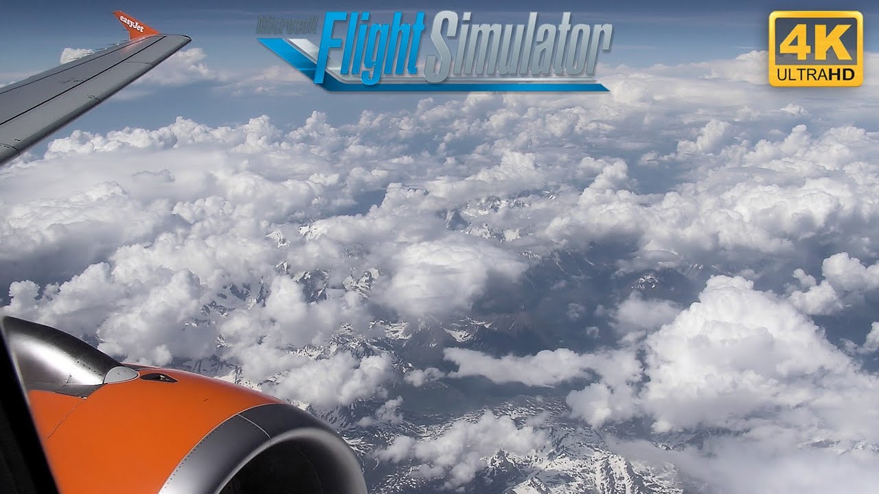 (4K) FLIGHT SIMULATOR 2020 - A320 EASY JET LANDING PALMA DE MALLORCA ...