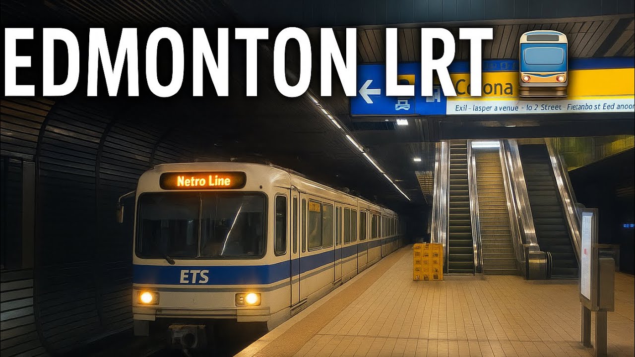 Riding Edmonton’s LRT 🚈 | Metro & Capital Line Clips - YouTube