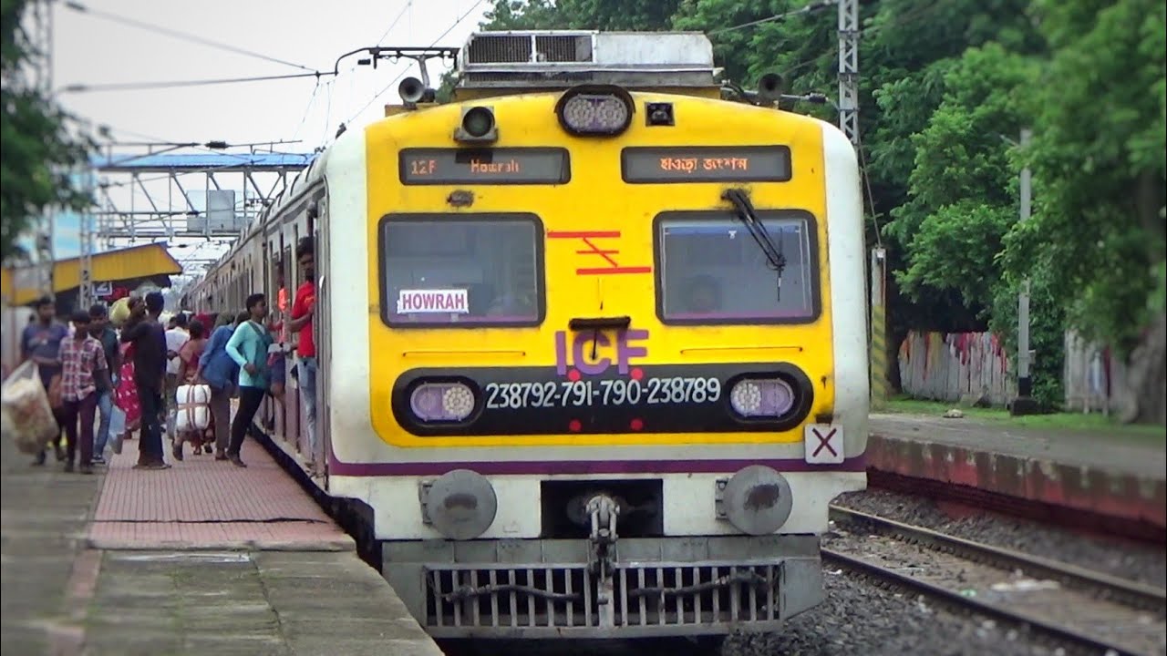 Brand New ALSTOM EMU of South Eastern Railways | Panskura-Howrah Local ...