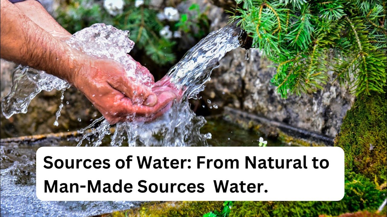 Exploring the Sources of Water: From Natural to Man-Made Sources of ...