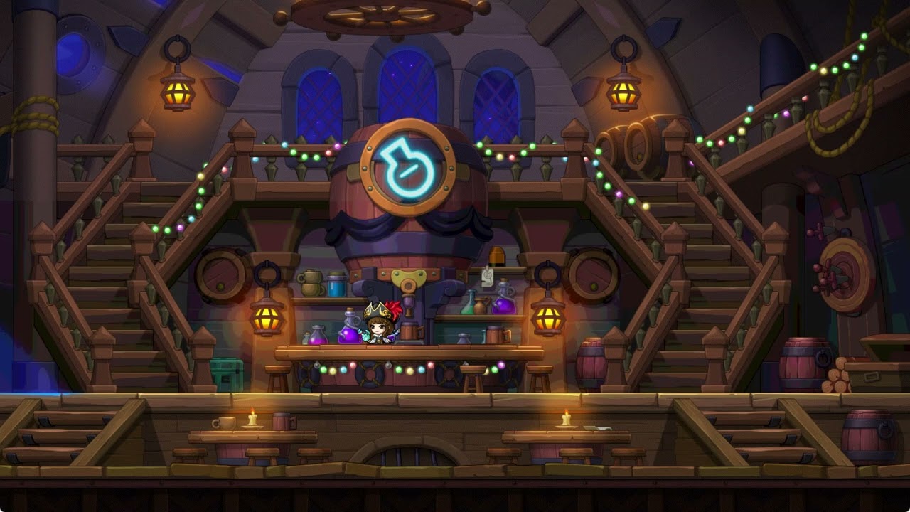 밤의 서커스단 in 노틸러스: 슈피겔라 포션바 - Night Festival In Nautilus, Pub [MapleStory ...