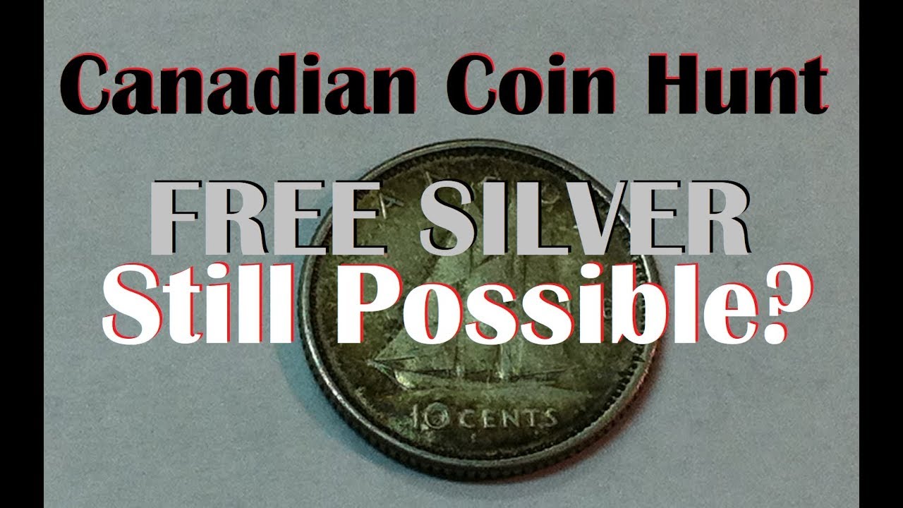 Canadian Junk Silver | COIN ROLL HUNTING in CANADA? - YouTube