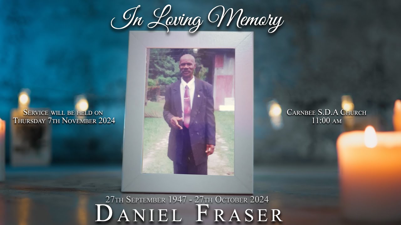 Celebrating The Life of Daniel Fraser - YouTube