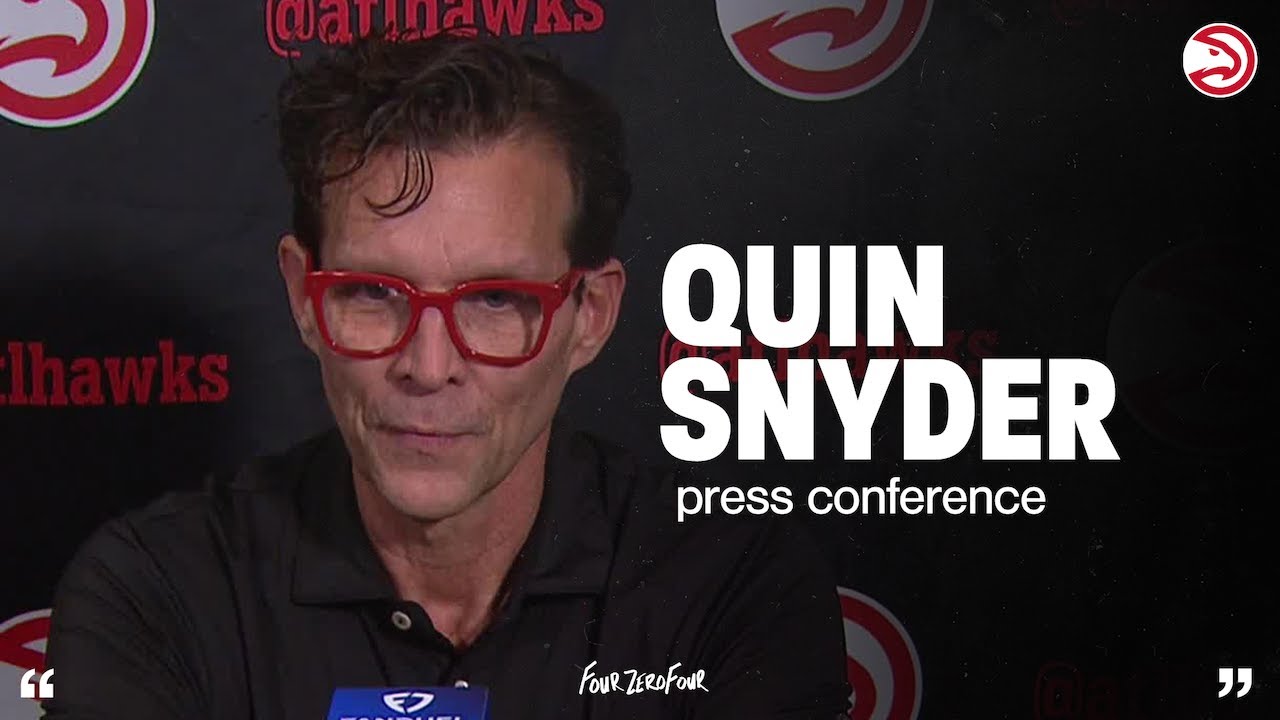 Hawks vs. Kings Postgame Press Conference: Quin Snyder - YouTube