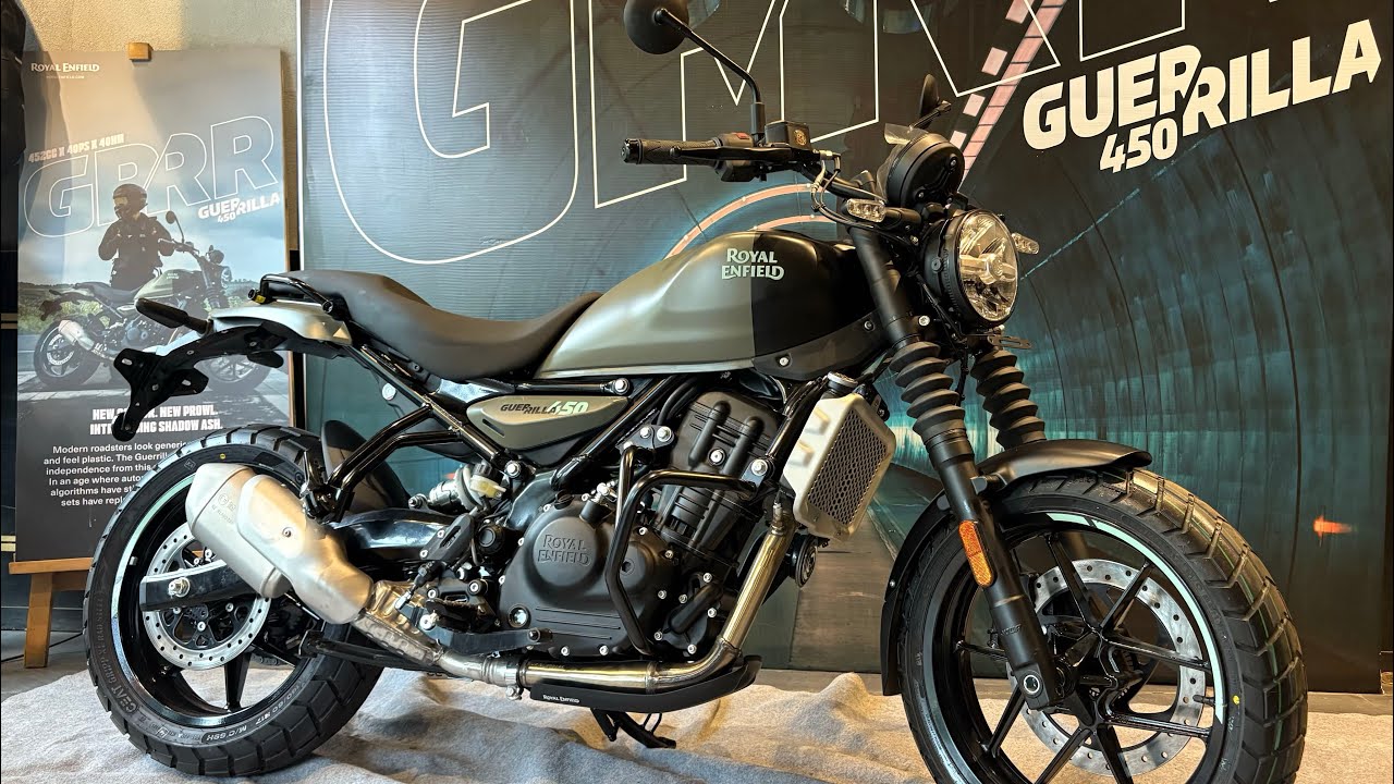 New 2025 Royal Enfield Guerrilla 450 Review | On Road price | Shadow ...