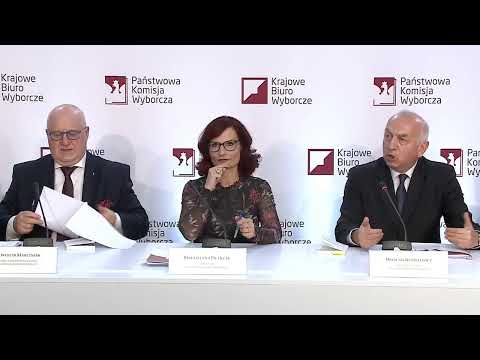 Studio Wyborcze PKW: Wybory do Sejmu i Senatu 2019 - konf. 14.10.2019 godz. 18:00