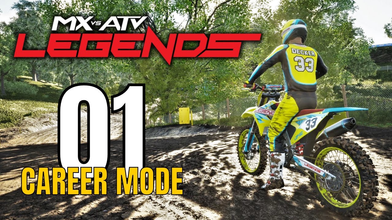 MX vs ATV Legends Career Mode | 01 Tutorial, Rawlings Farm and First ...