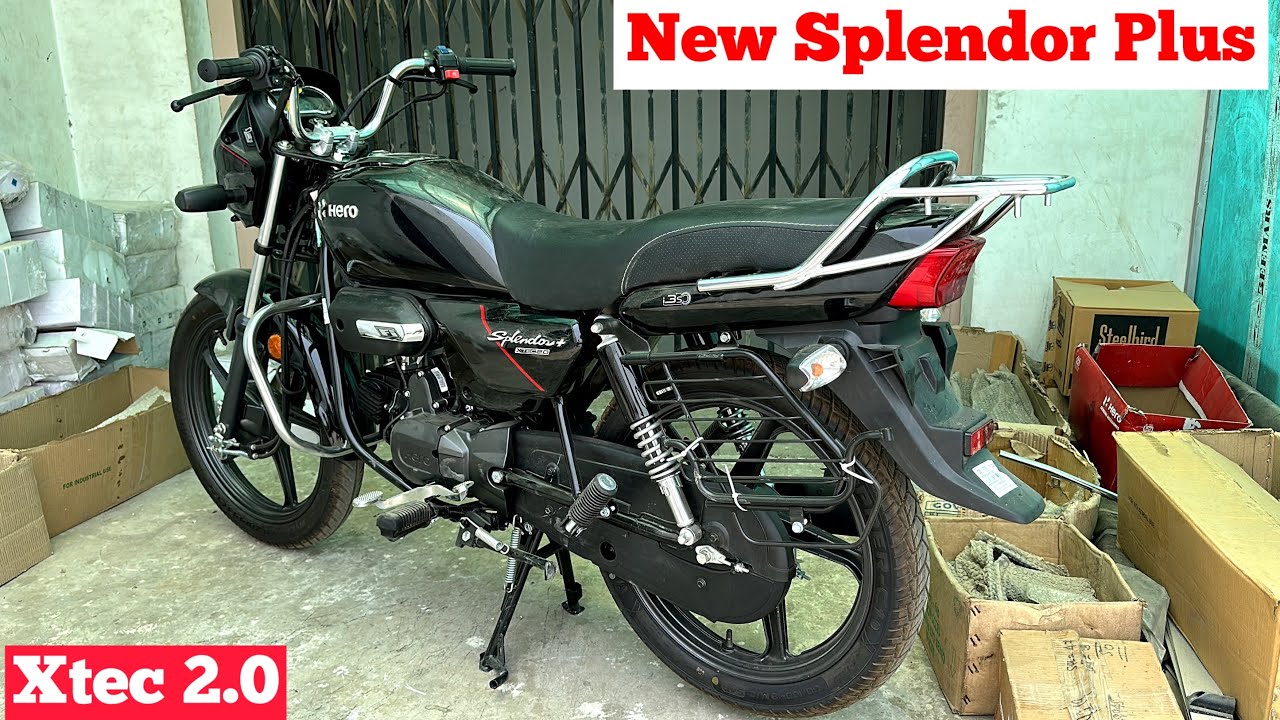 New 2024 Hero Splendor Plus Xtec 2.0 Review | Price | mileage ...