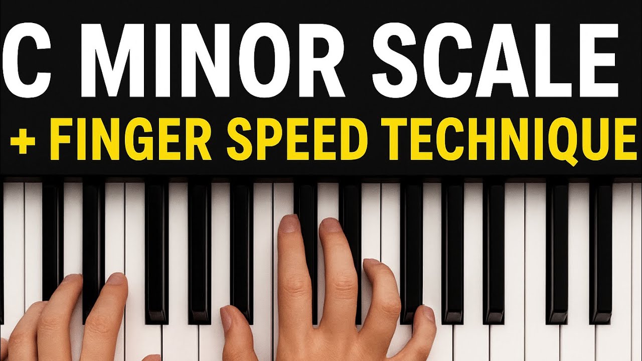 Learn ~ C Minor Scale With Beat || Fast Finger Exercise || lesson ...