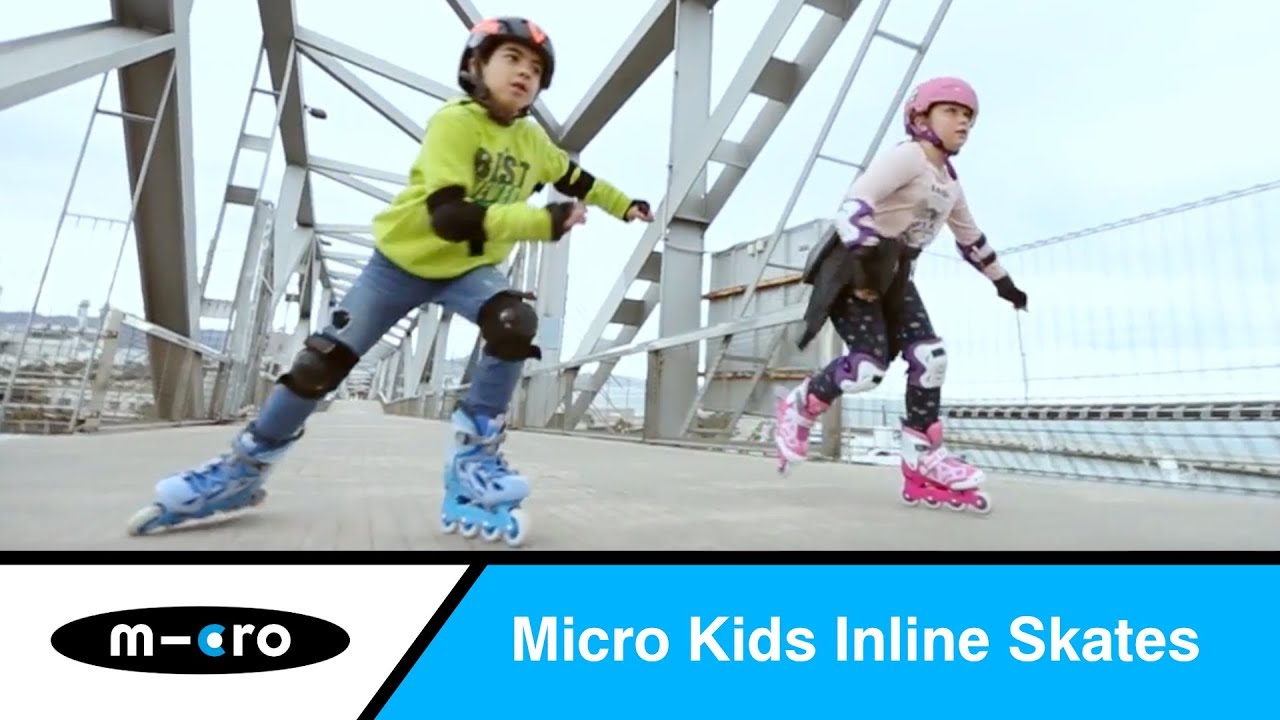 Micro Skate - The S1 and the Alpha Kids Inline skates - YouTube