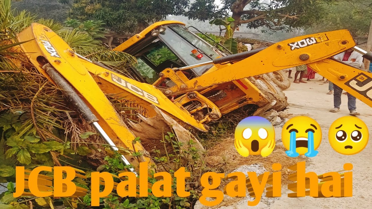 JCB Accident Ho Gaya hai || JCB Accident video || JCB 3dx Accident ...