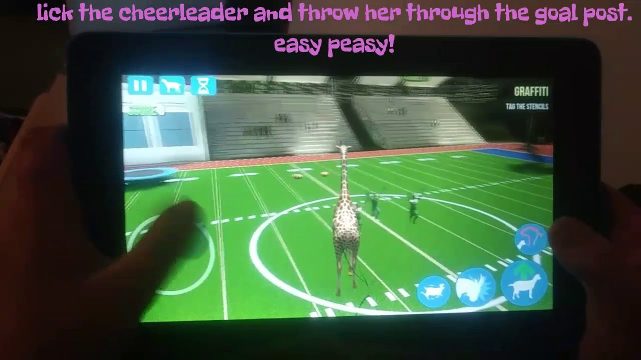 How to get Cheerleader Goat ANDROID walkthru - YouTube