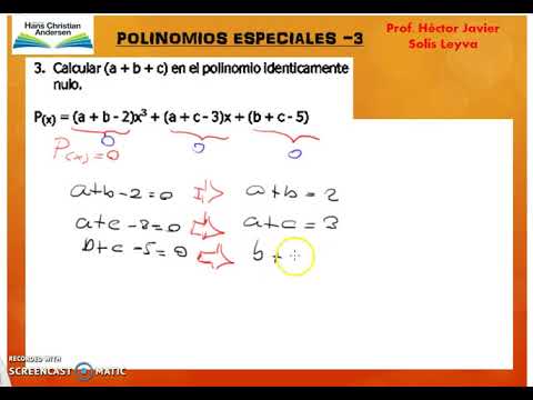 Polinomios especiales Polinomios identicamente nulos - YouTube