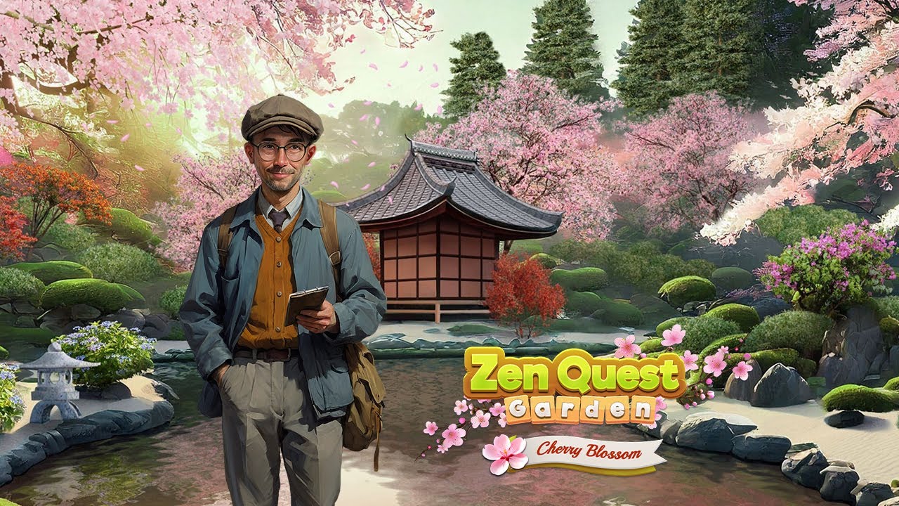 Zen Quest Garden: Cherry Blossom Game Trailer - YouTube