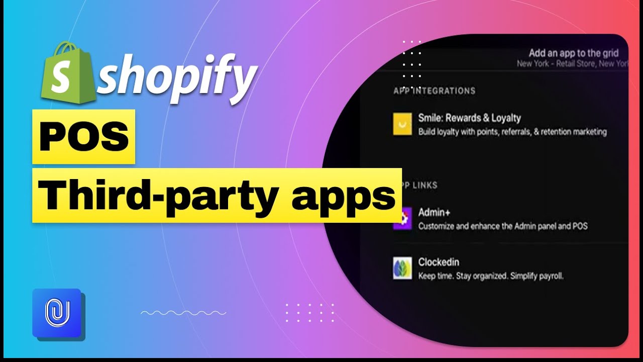 How to use Third-party apps on Shopify POS - YouTube