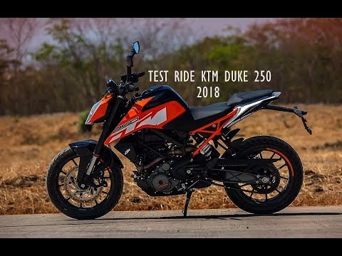 #17 | Test Ride KTM DUKE 250 2018 - YouTube