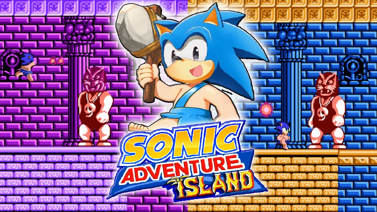 Sonic vs ALL BOSSES Adventure Island (NES) pack HD Mesen - YouTube
