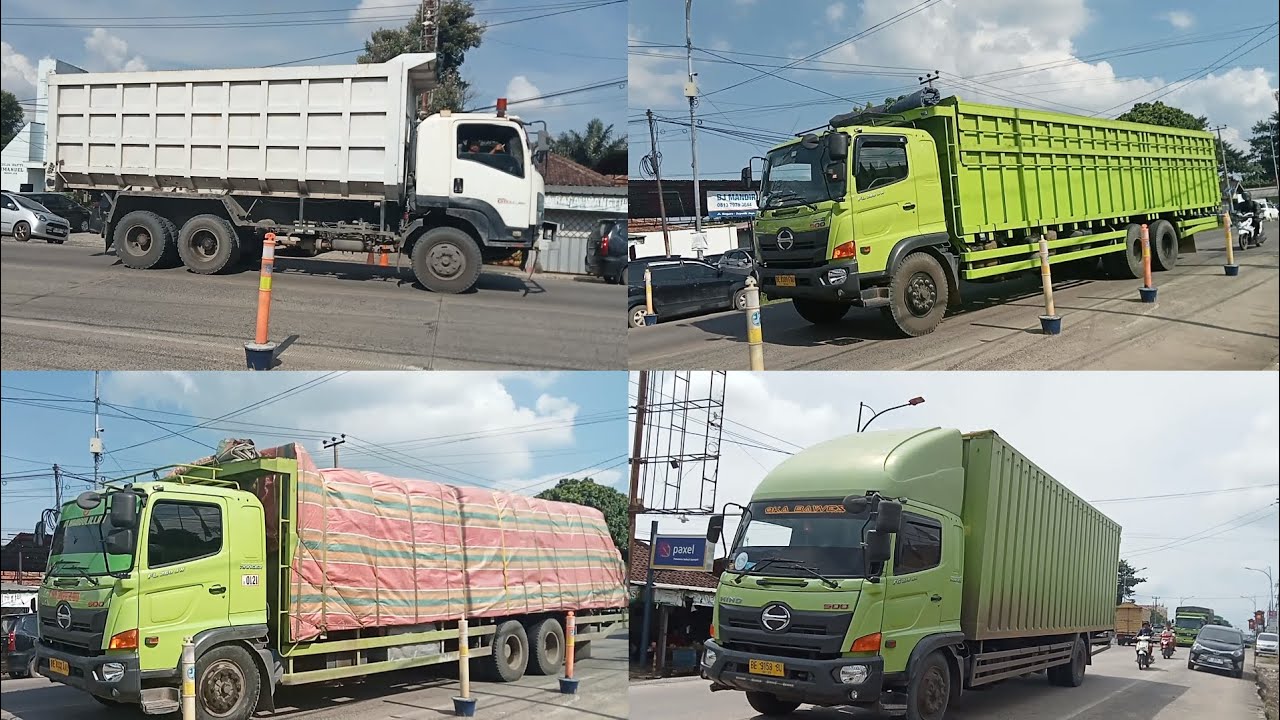 dumptruck besar, truk muatan berat, truk wings box, truk tangki, bus ...