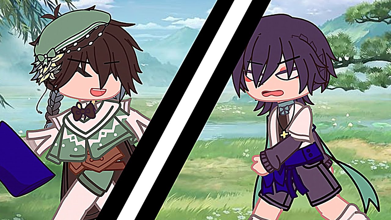 normal day with wanderer & venti // genshin impact // gacha club ...