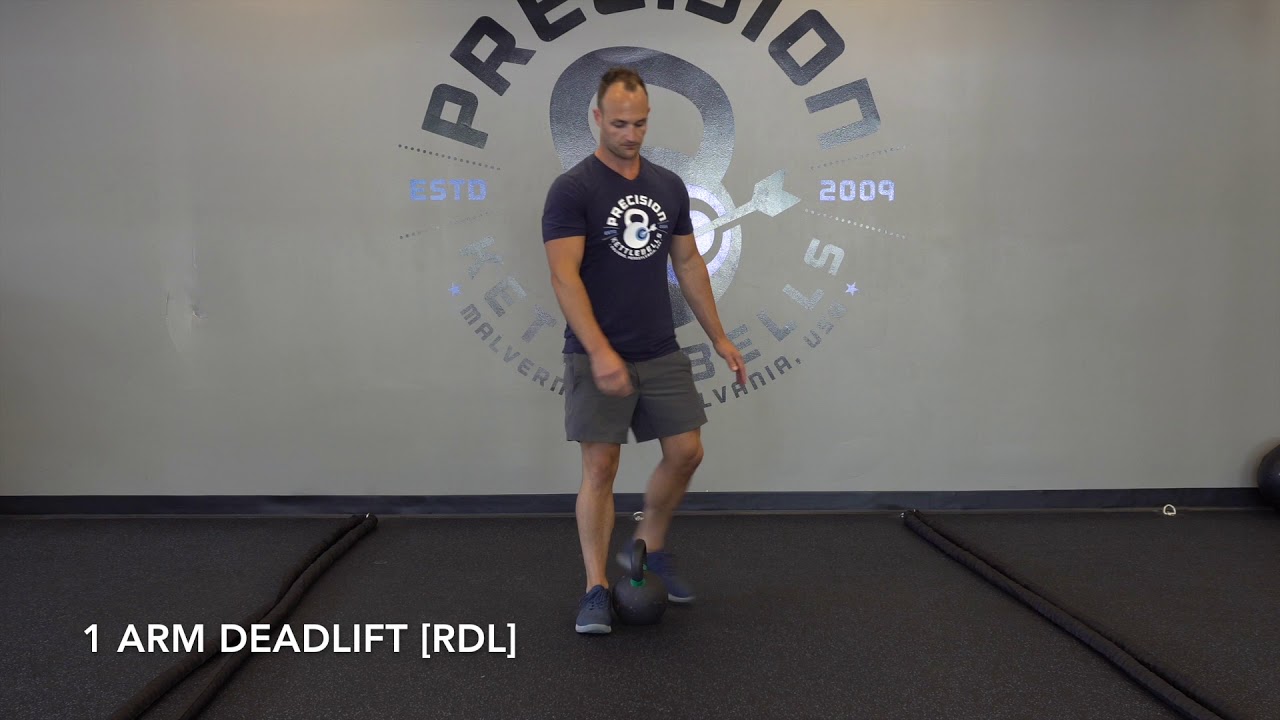 1 Arm Deadlift RDL - YouTube