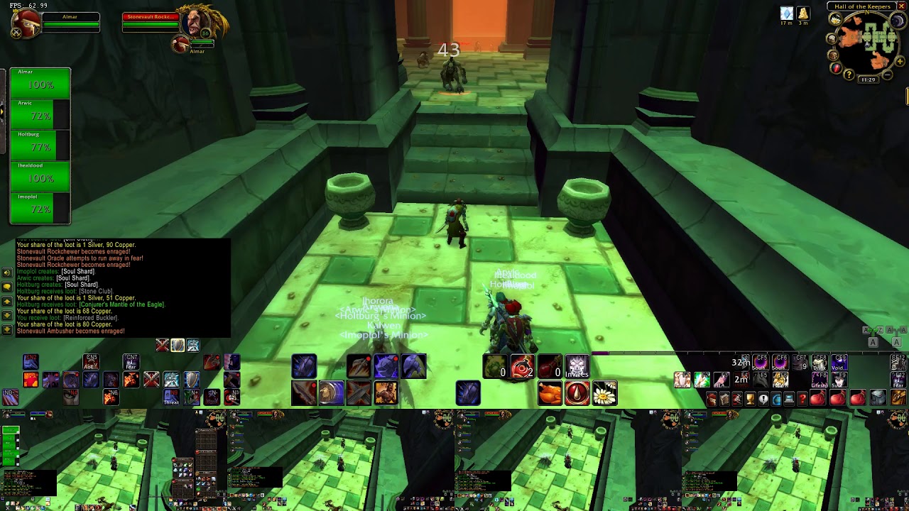 WoW Classic 5 Box - Uldaman - YouTube