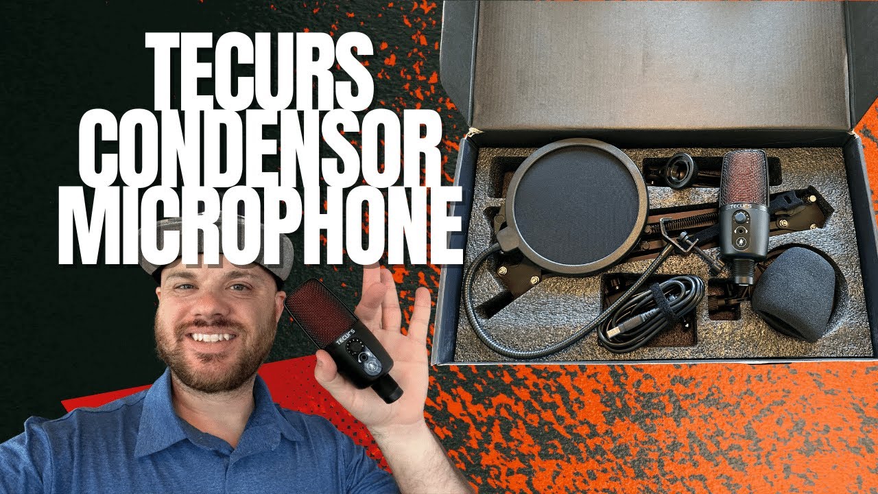 TECURS USB Microphone, Condenser Microphone Kit - YouTube