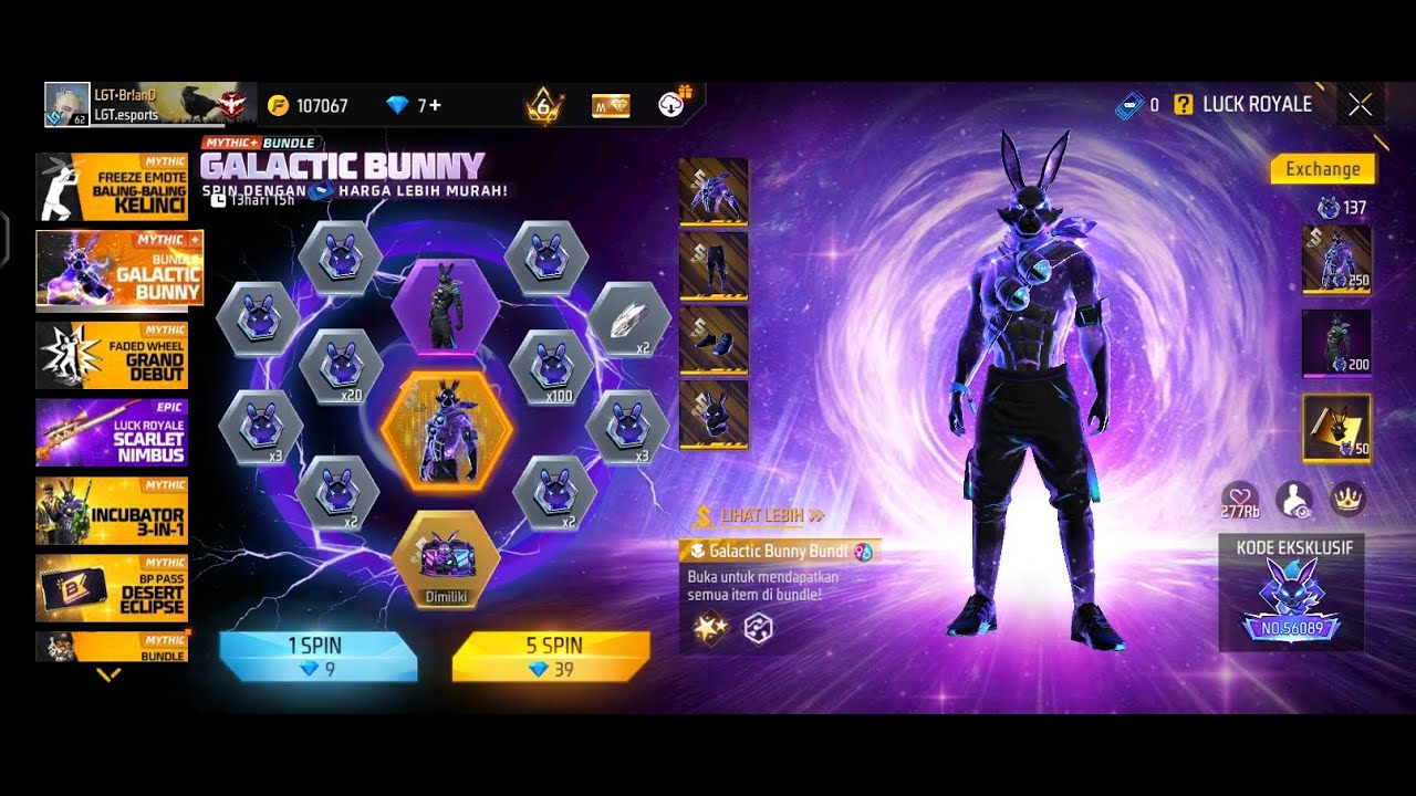 BUNDLE GALACTIC BUNNY- Habisin 800 DM buat bundle ini. - YouTube