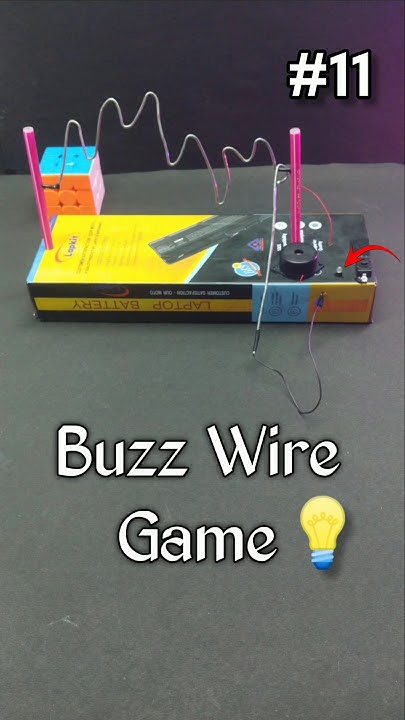 Making Buzz Wire Game at home #shorts - YouTube