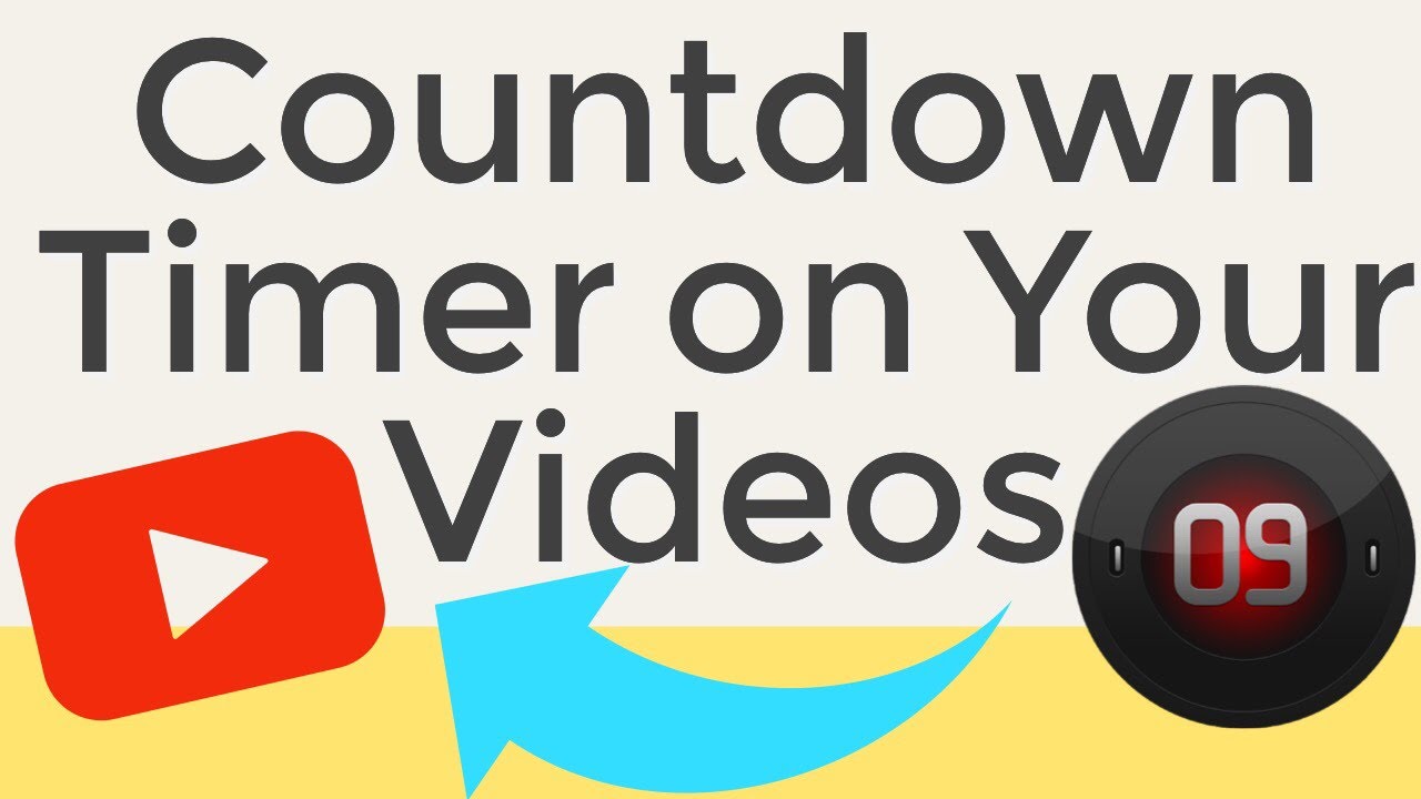 HOW TO PUT A COUNTDOWN TIMER ON YOUR VIDEOS MANUALLY YouTube HOW TO PUT A COUNTDOWN TIMER ON YOUR VIDEOS MANUALLY YouTube