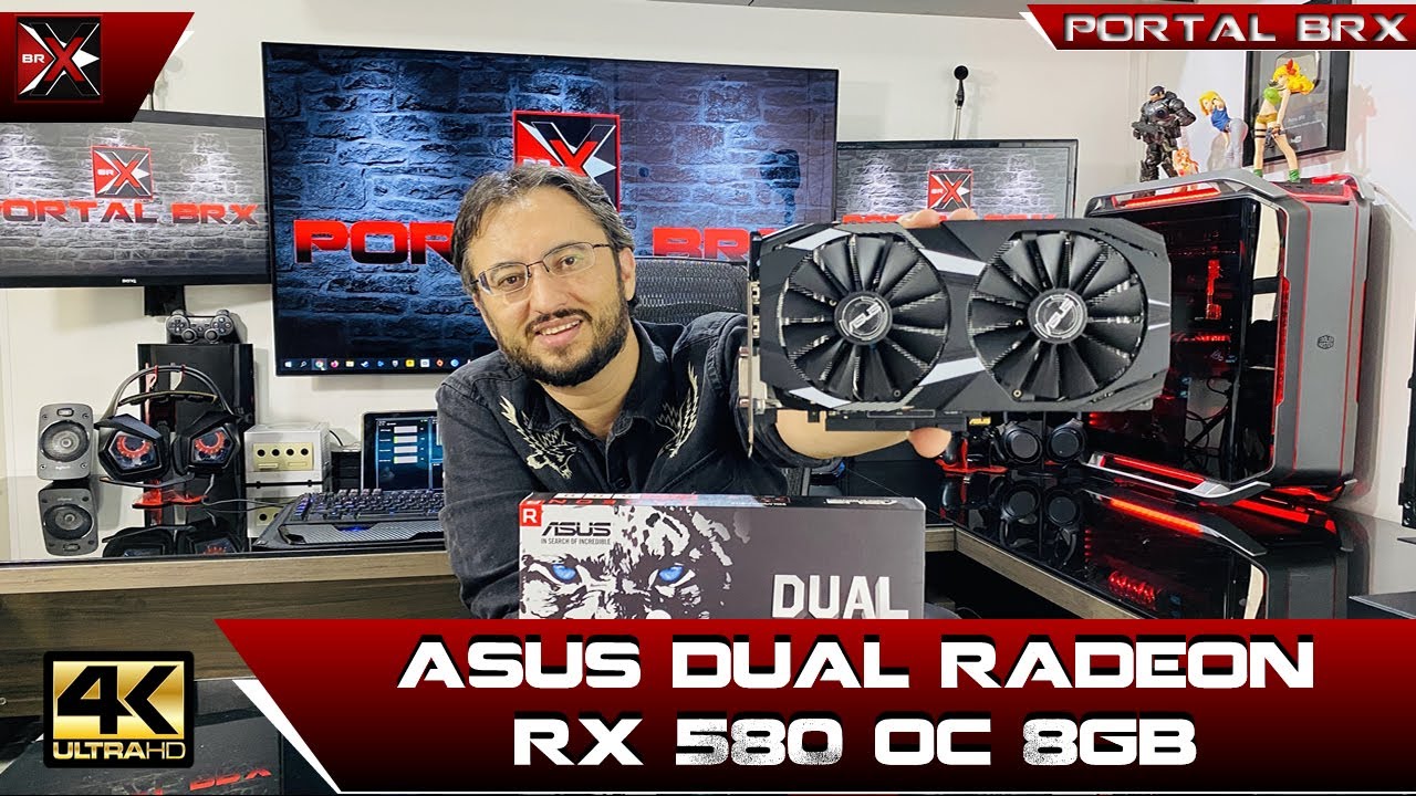 ASUS Dual Radeon RX 580 OC 8GB: Análise e Review Portal BRX - YouTube