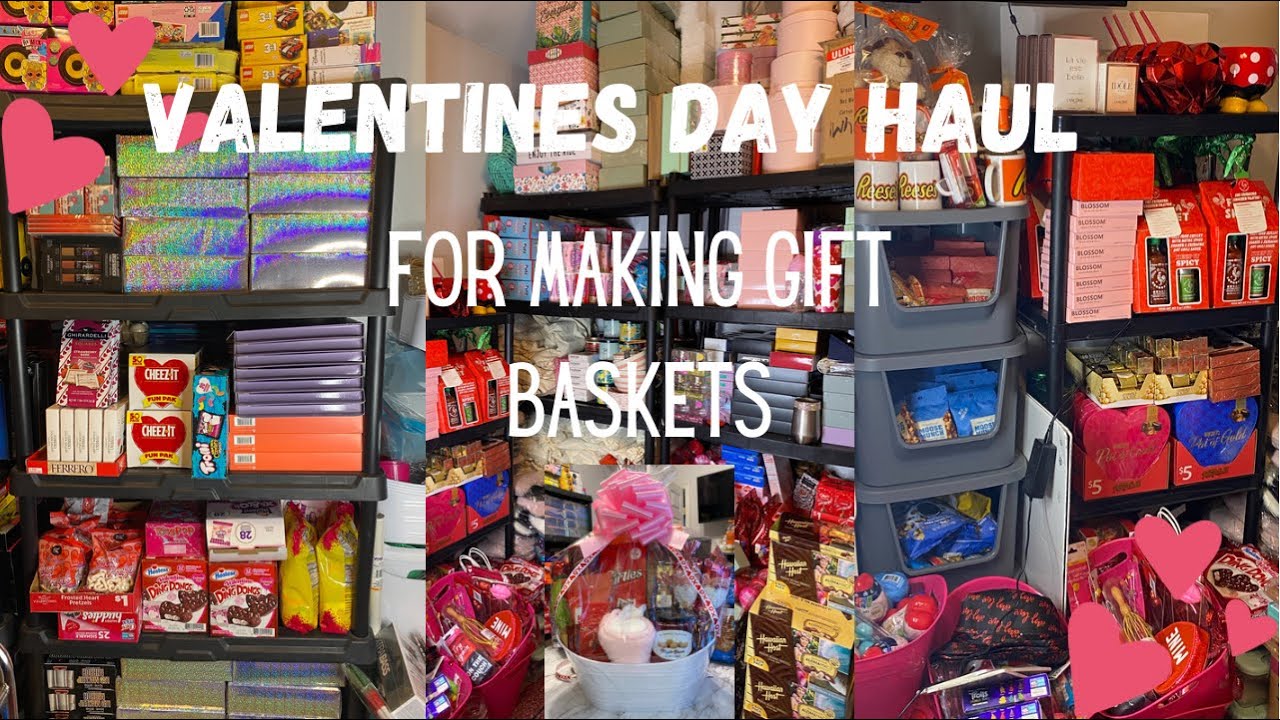 Valentine’s Day Inventory Haul For Making Gift Baskets - YouTube