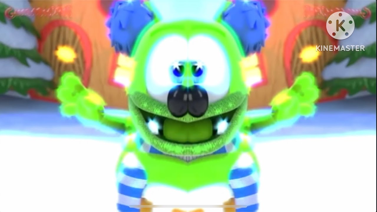 SPARKLY + MIRROR + ROBO + NORMAL Gummibär REQ VIDOE Russian Christmas ...
