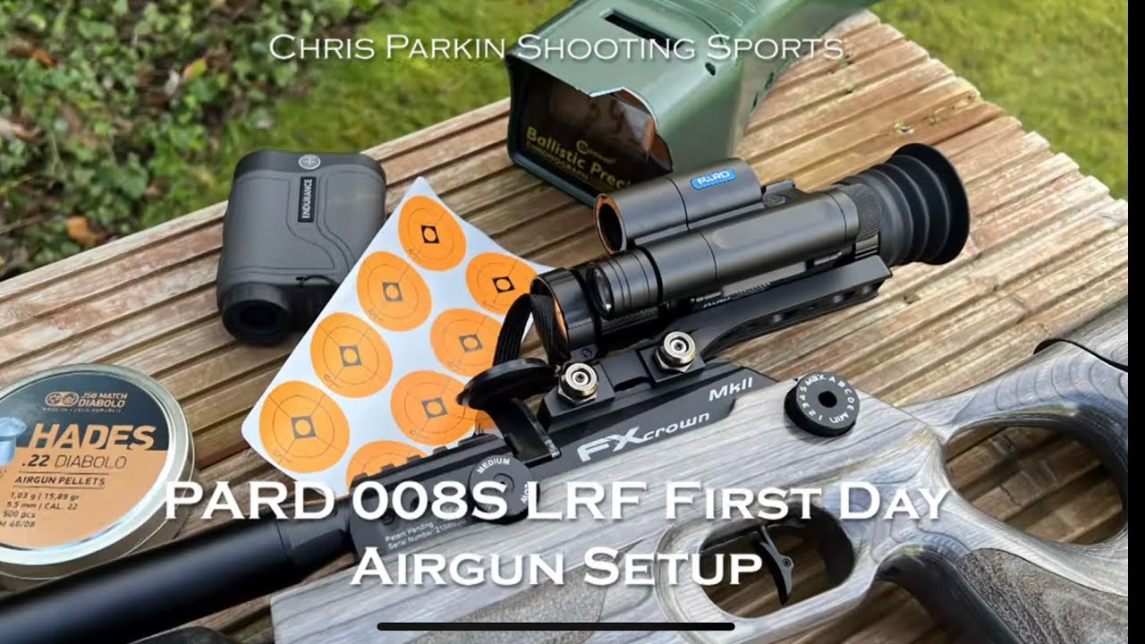 PARD 008S LRF, first look and basic setup and trials in daylight - YouTube