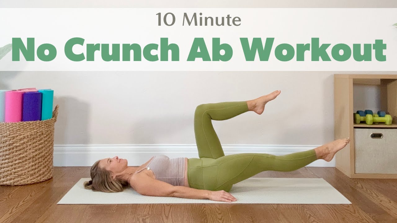 No Crunch Ab Workout - 10 Minute Ab Workout! - YouTube