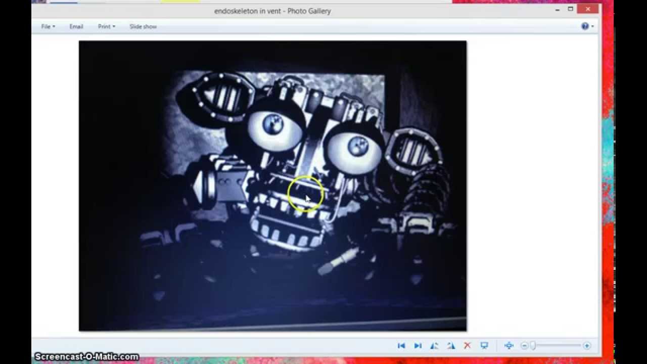 Five Nights at freddy's 2- Golden freddy's Endo-Skeleton theory - YouTube