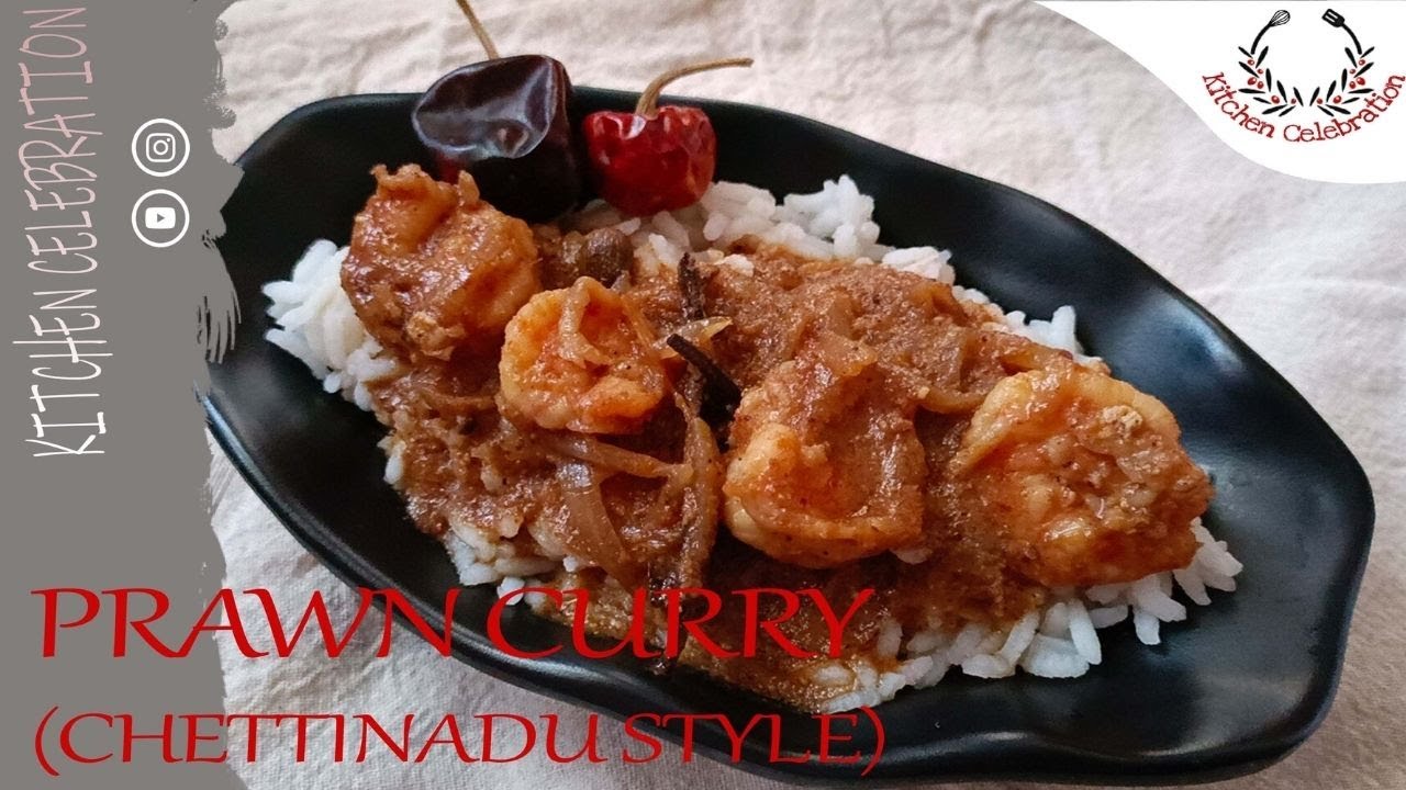 Chettinadu Style Prawn Curry | Varutharacha eral kolambu | Easy Sea ...