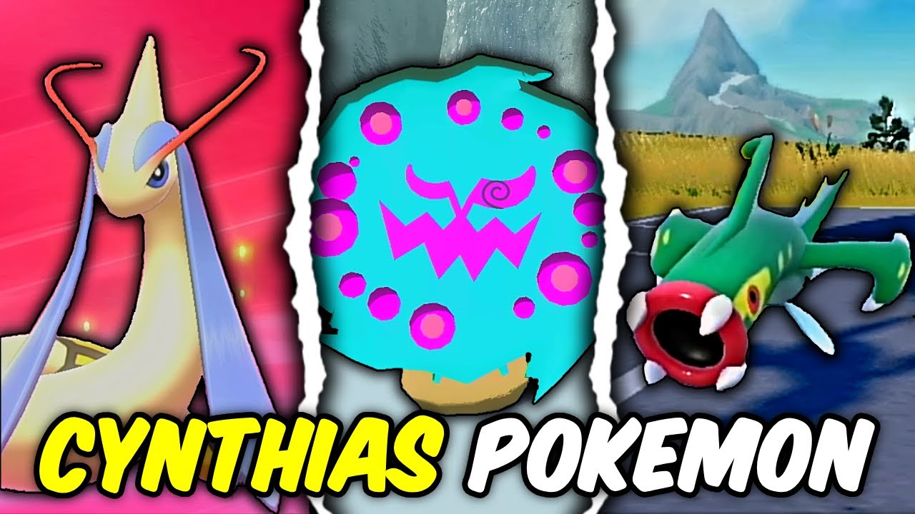 I Shiny Hunted Cynthia's Team On Every Switch Game! - YouTube