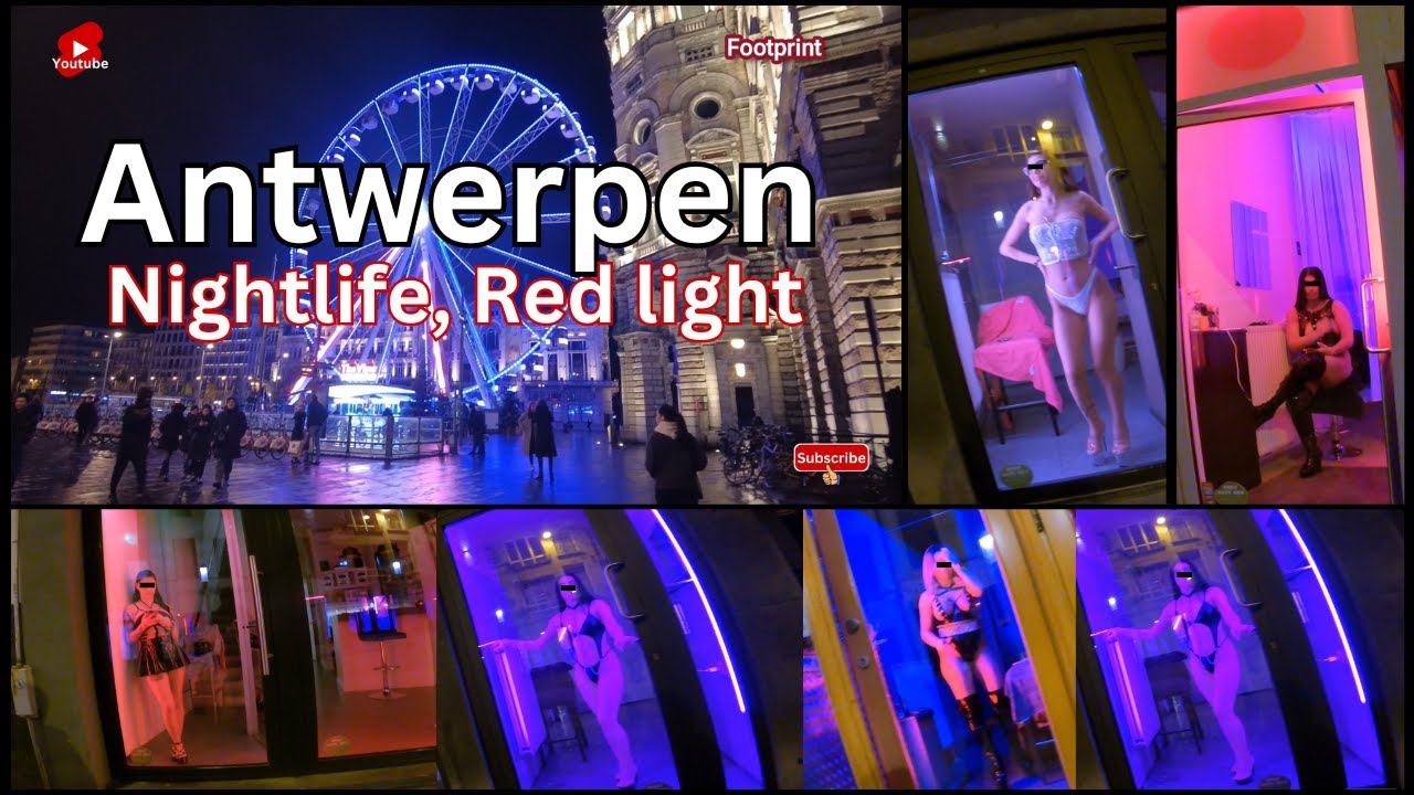 Antwerpen night life| city tour| Red light district(uncut) 2024| Belgium - YouTube
