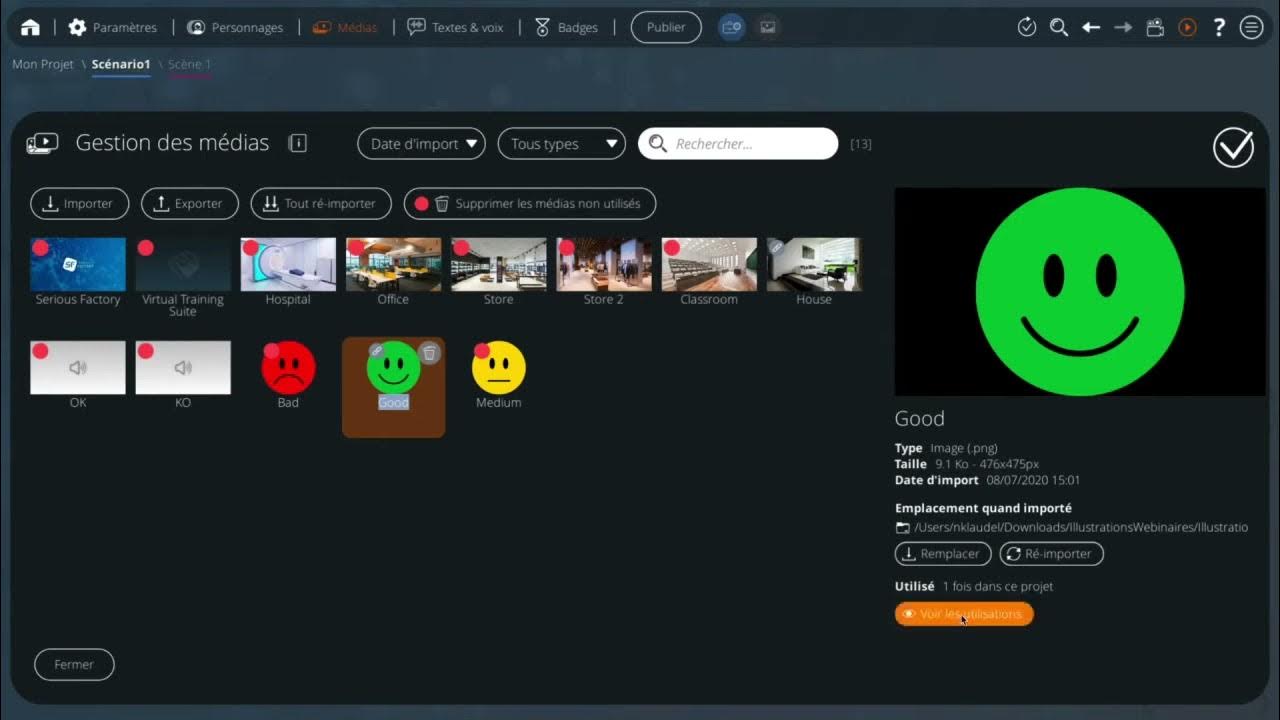 VTS Editor - Premiers Pas #5 - Personnaliser les médias - YouTube
